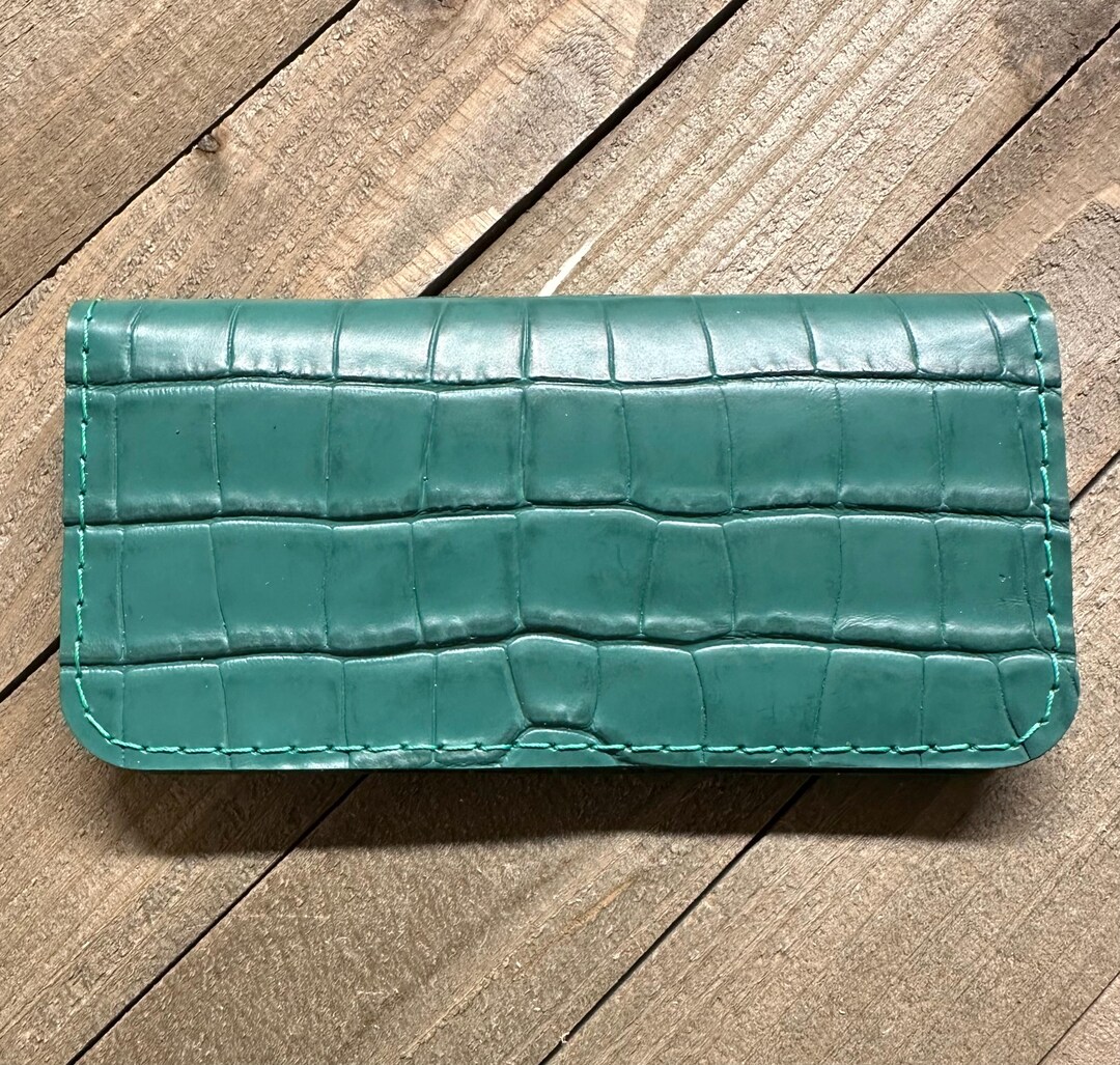 Italian Leather Checkbook Cover, Leather Duplicate Checkbook Cover ...