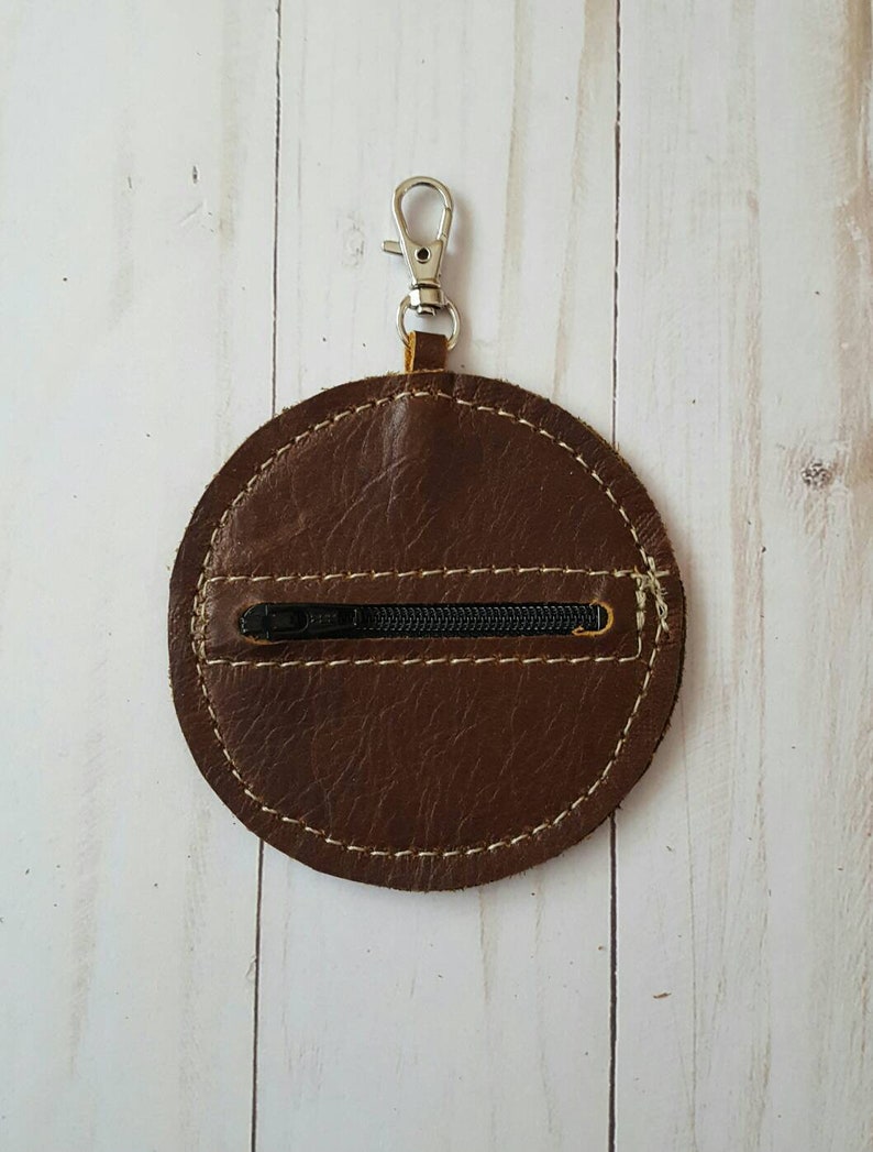 Leather Keychain Coin Purse Leather Ear Pod Case Coin Pouch - Etsy