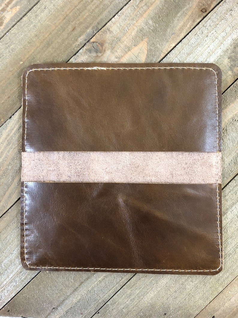 Western Genuine Leather Checkbook Cover | Etsy