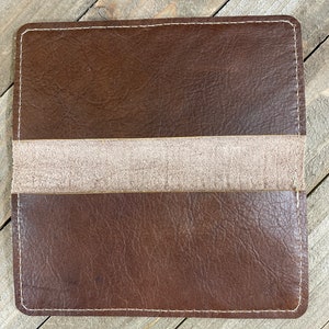 Western Genuine Leather Checkbook Cover - Etsy