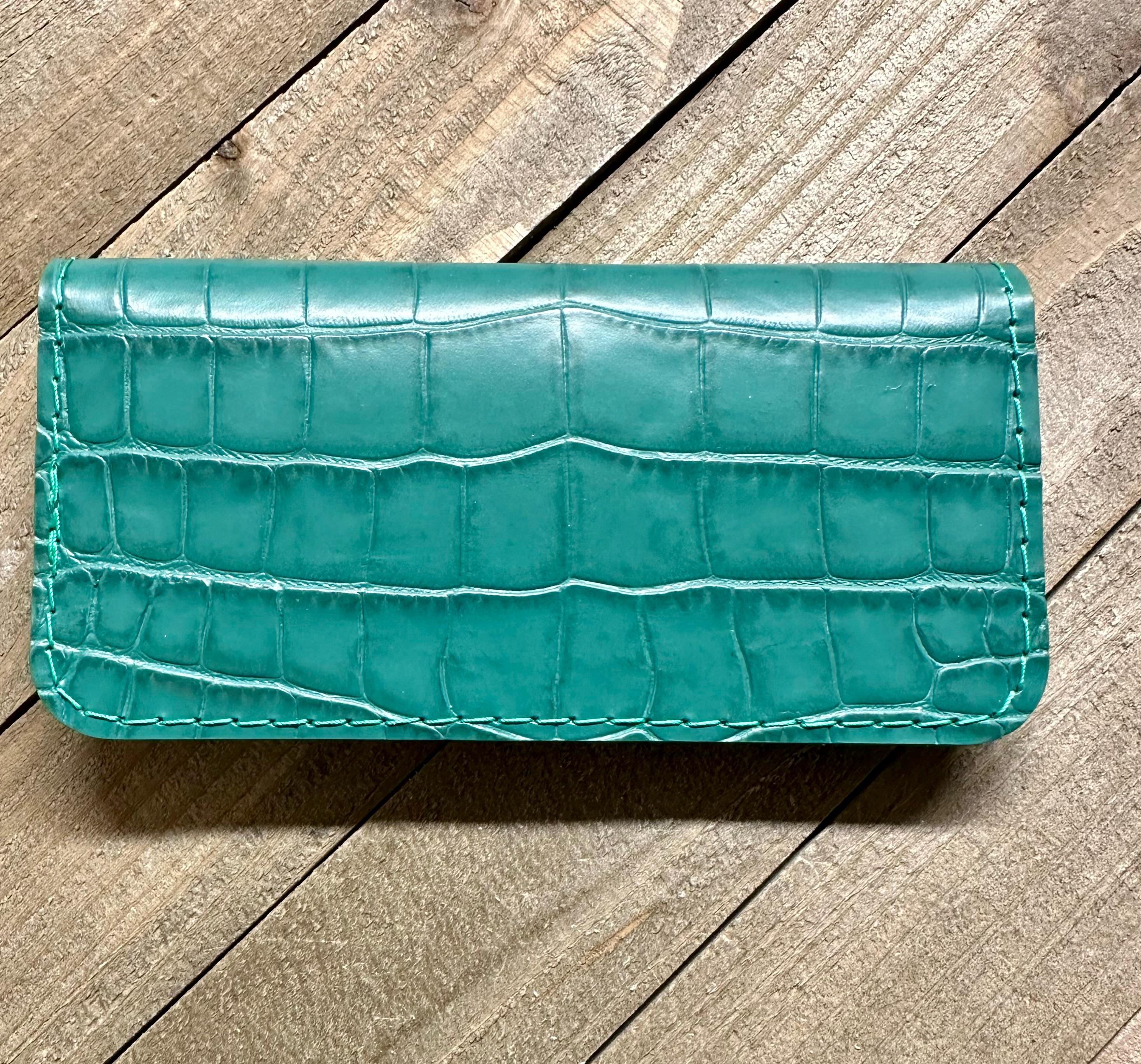 Italian Leather Checkbook Cover, Leather Duplicate Checkbook Cover ...