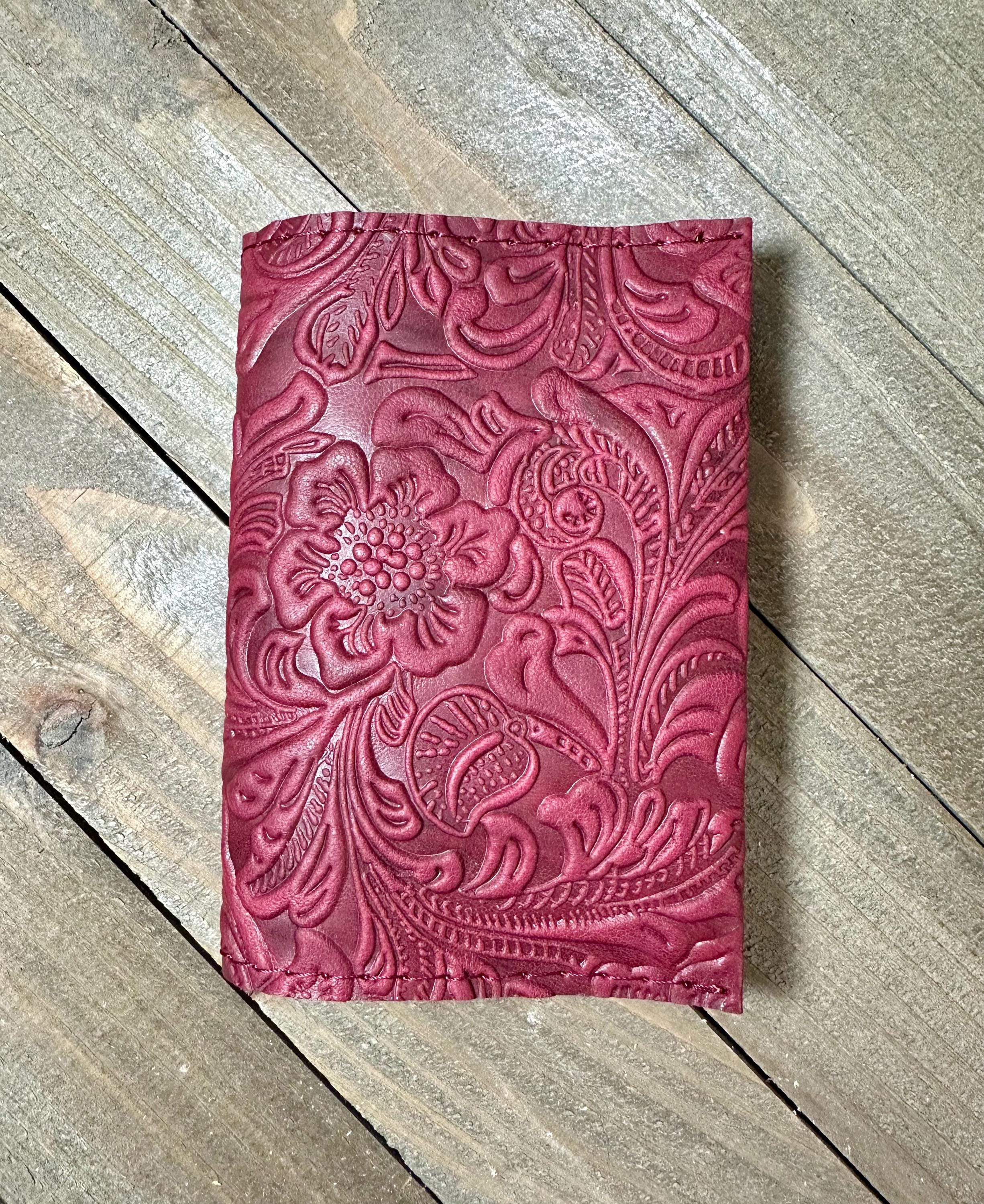 Genuine Italian Leather Mini Journal, Blue Leather Notebook, Purple ...