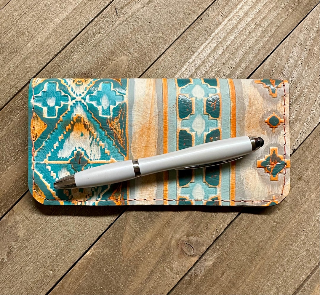 Western Genuine Leather Checkbook Cover, Duplicate Checkbook Cover - Etsy