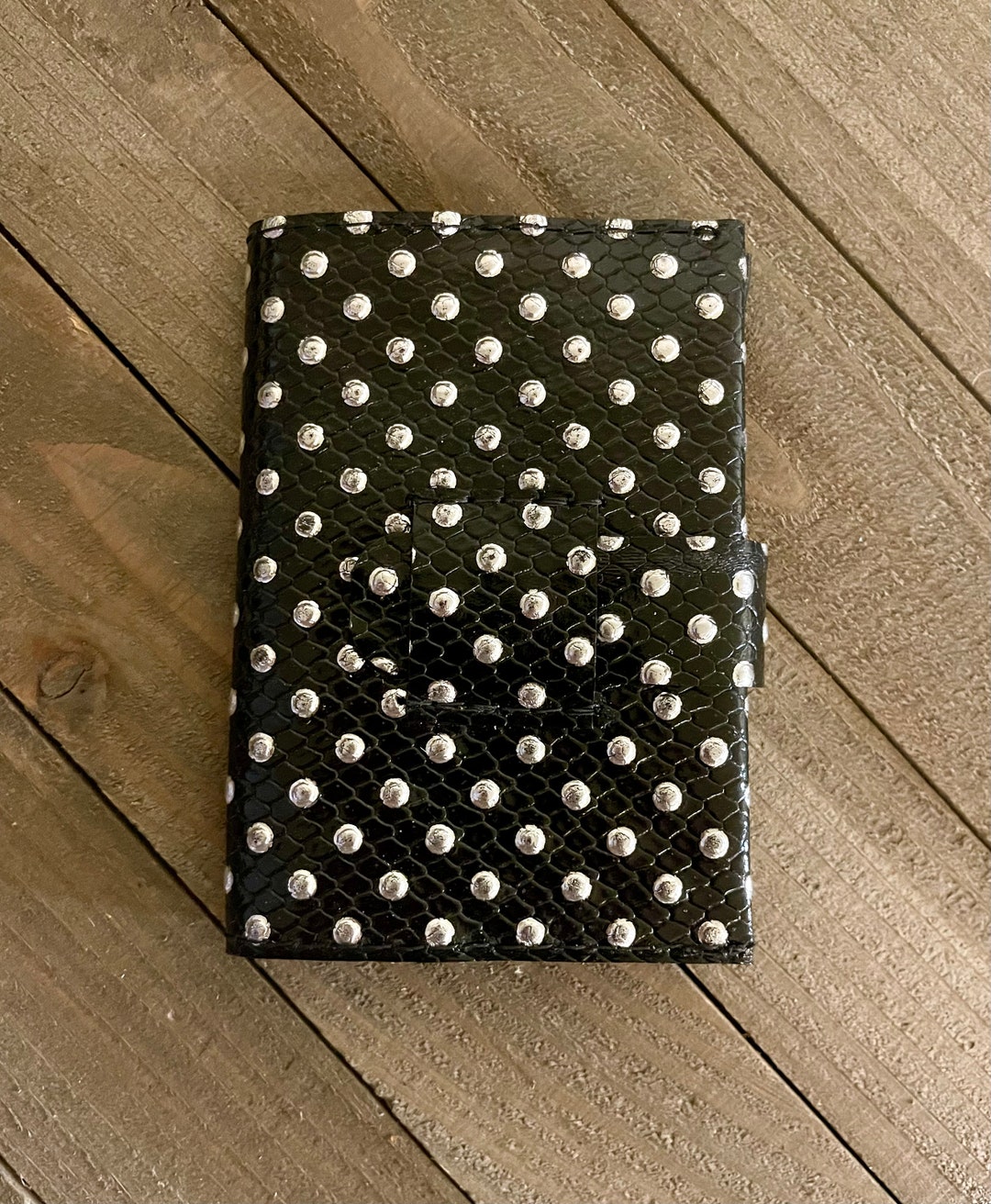 Mini Leather Notebook Black Italian Leather Journal - Etsy UK