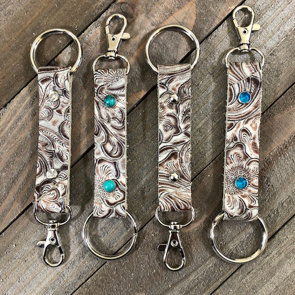 Leather Key Fob - Etsy