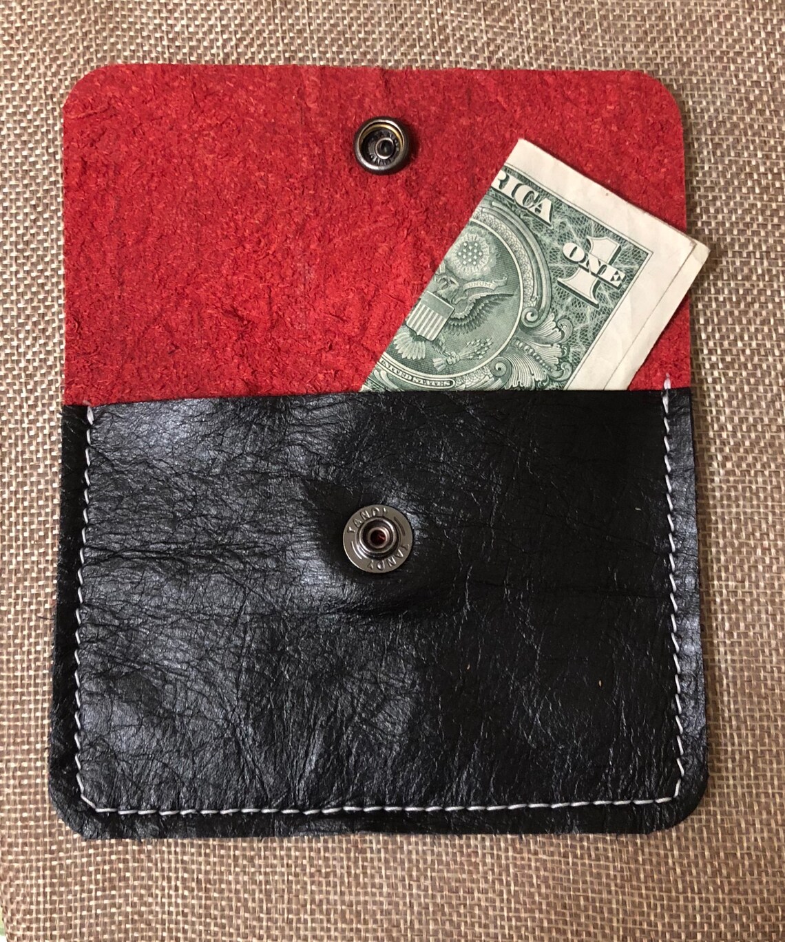 Genuine Leather Coin Purse Western Genuine Leather Business | Etsy