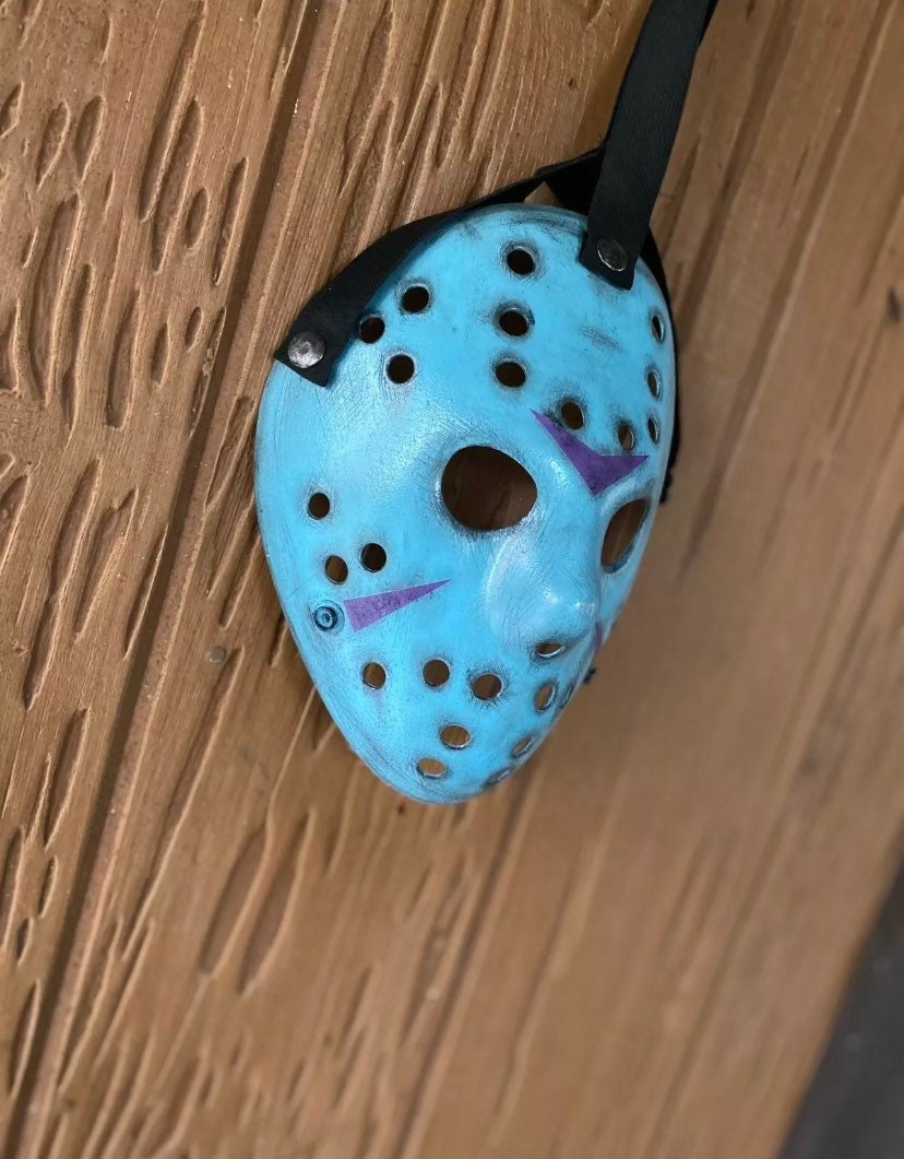 NES Jason Mask W/ Chevrons Dirtied - Etsy