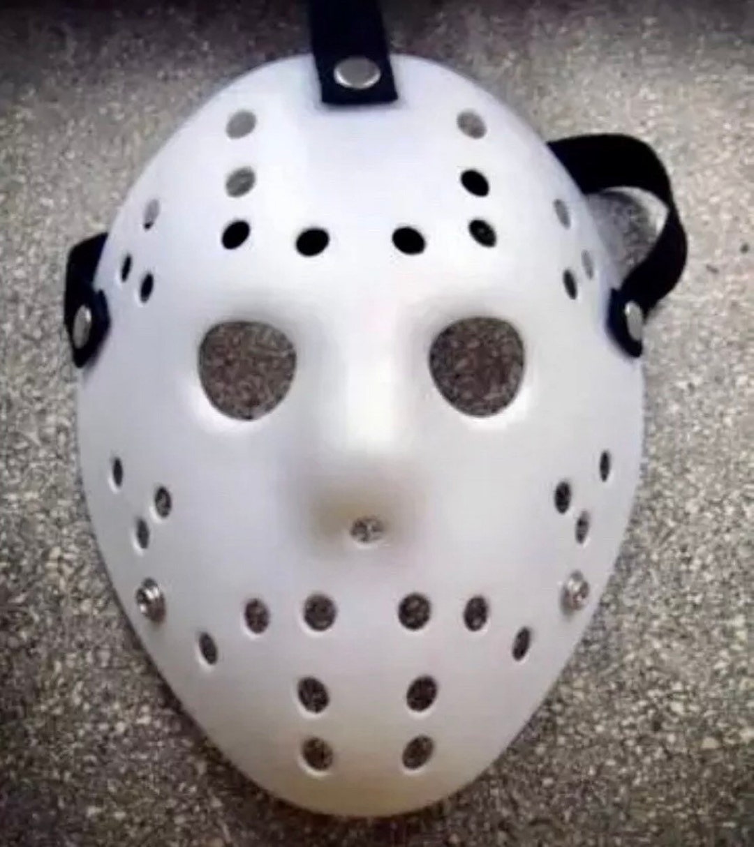 White Jason Voorhees Mask - Etsy