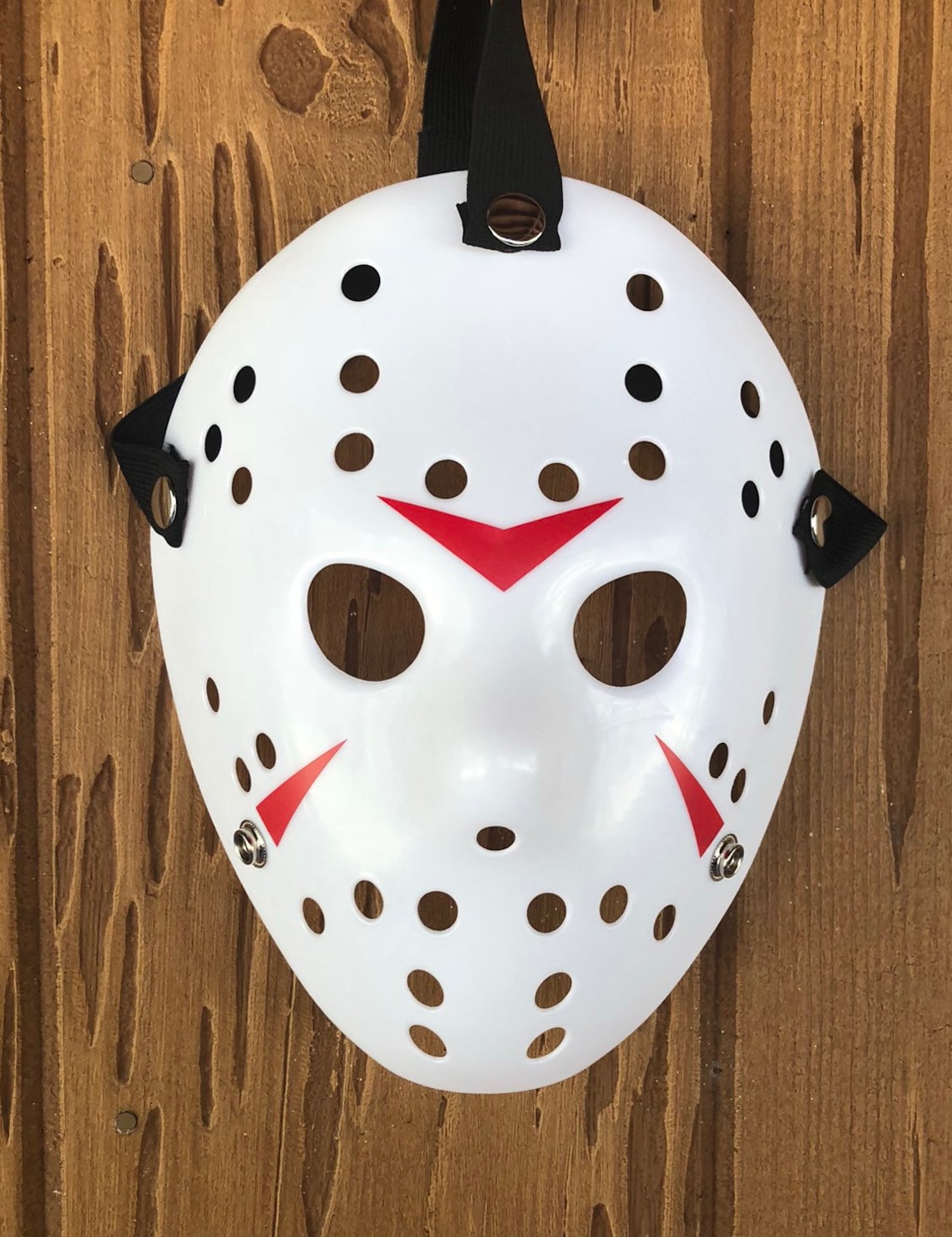 White Jason Voorhees Mask - Etsy