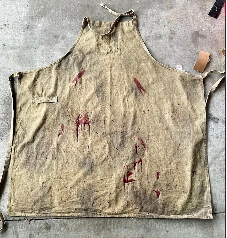 Leatherface Apron Screen Accurate - Etsy