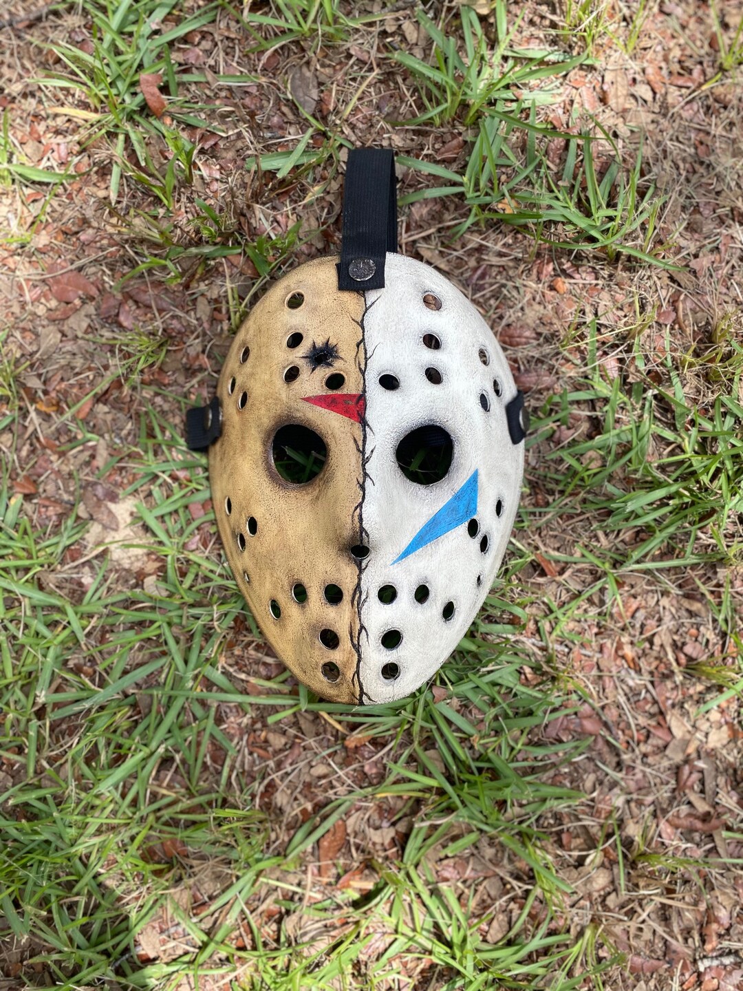 Part 5 Part 6 Mash up Custom Hand Painted Jason Mask - Etsy