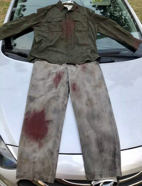 Custom Hand Painted Part 4 Jason Costume Set 2 Pcs PLEASE - Etsy