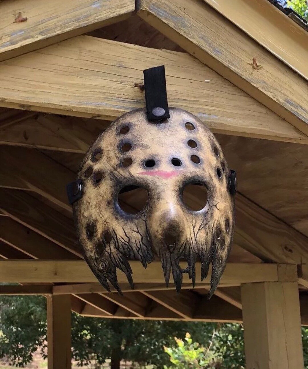 Custom Jason Mask - Half Mask, Cracked - Etsy