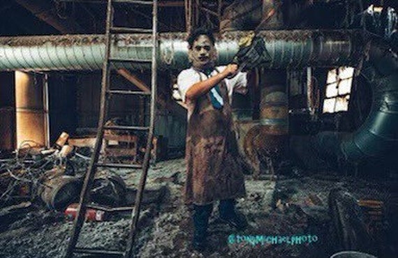 Custom Leatherface Butcher Apron - Etsy