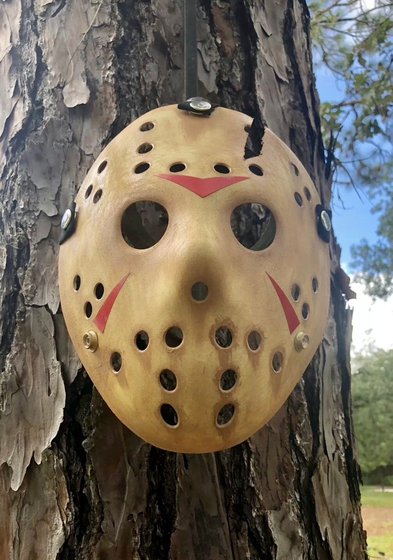 Jason Voorhees Weathered Mask | Etsy