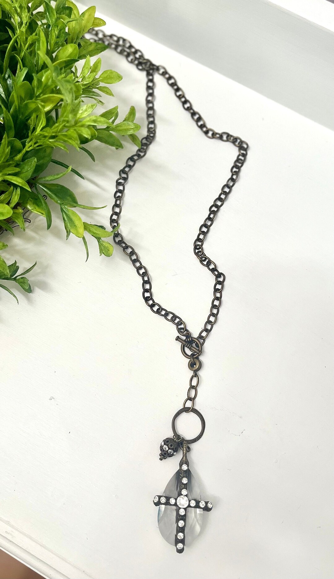 Old World Cross Pendant Necklace/religious Jewelry - Etsy