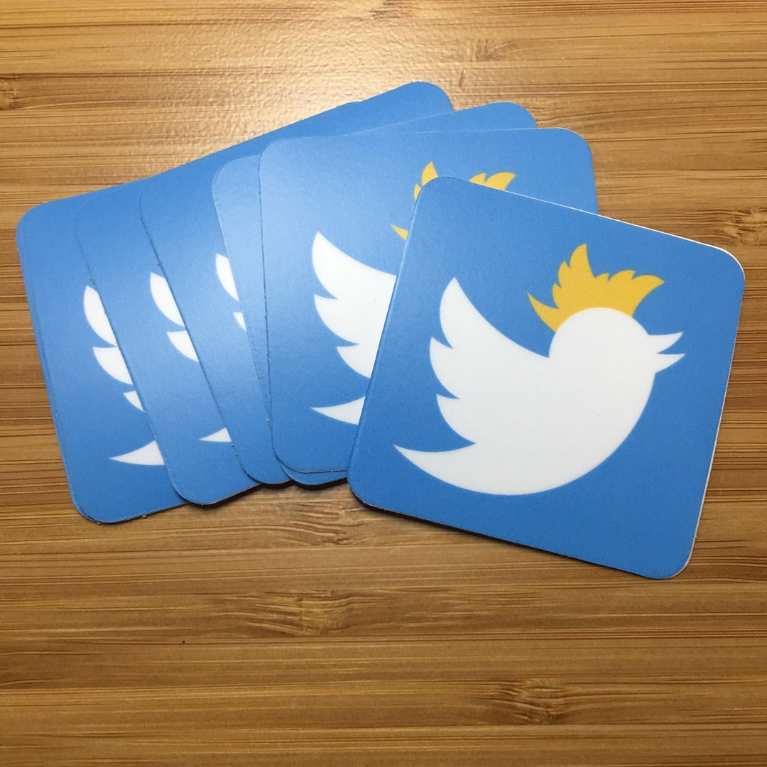 Presidential Social Media Logo Sticker 2" Square Sticker - Etsy