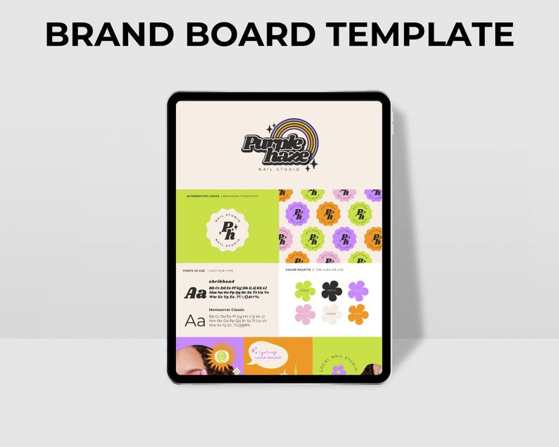 Brand Board Template Bundle for Brand Strategists Editable Canva ...