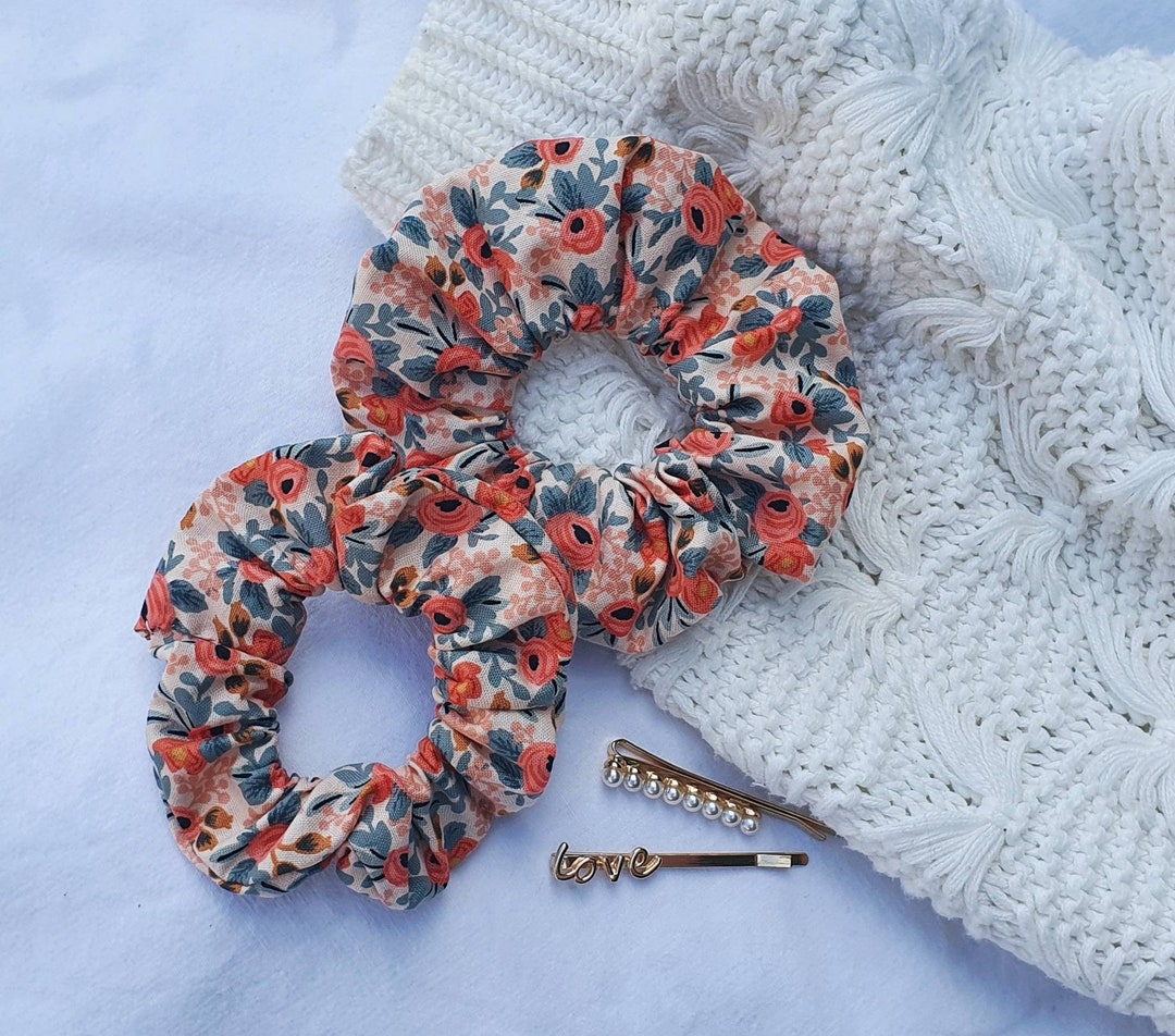 Scunchie Mother Daughter Child Scrunchie Flower Scrunchie Hair Elastic ...