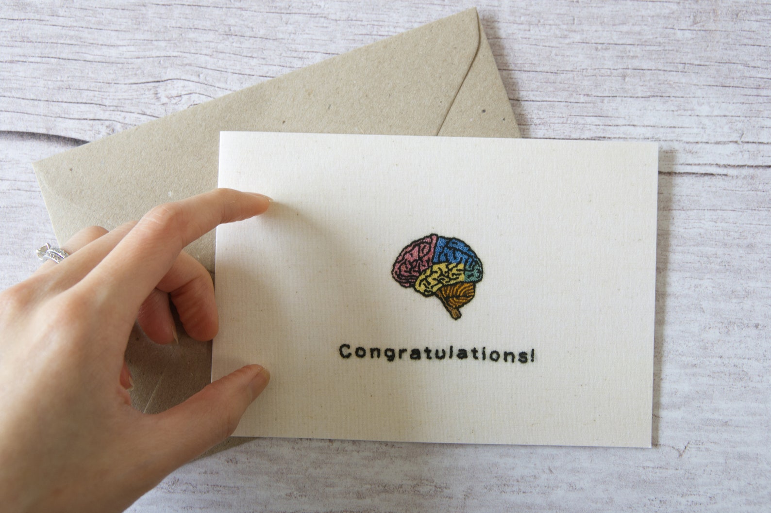 Brain Anatomy Congratulations Greeting Card Single - Etsy UK