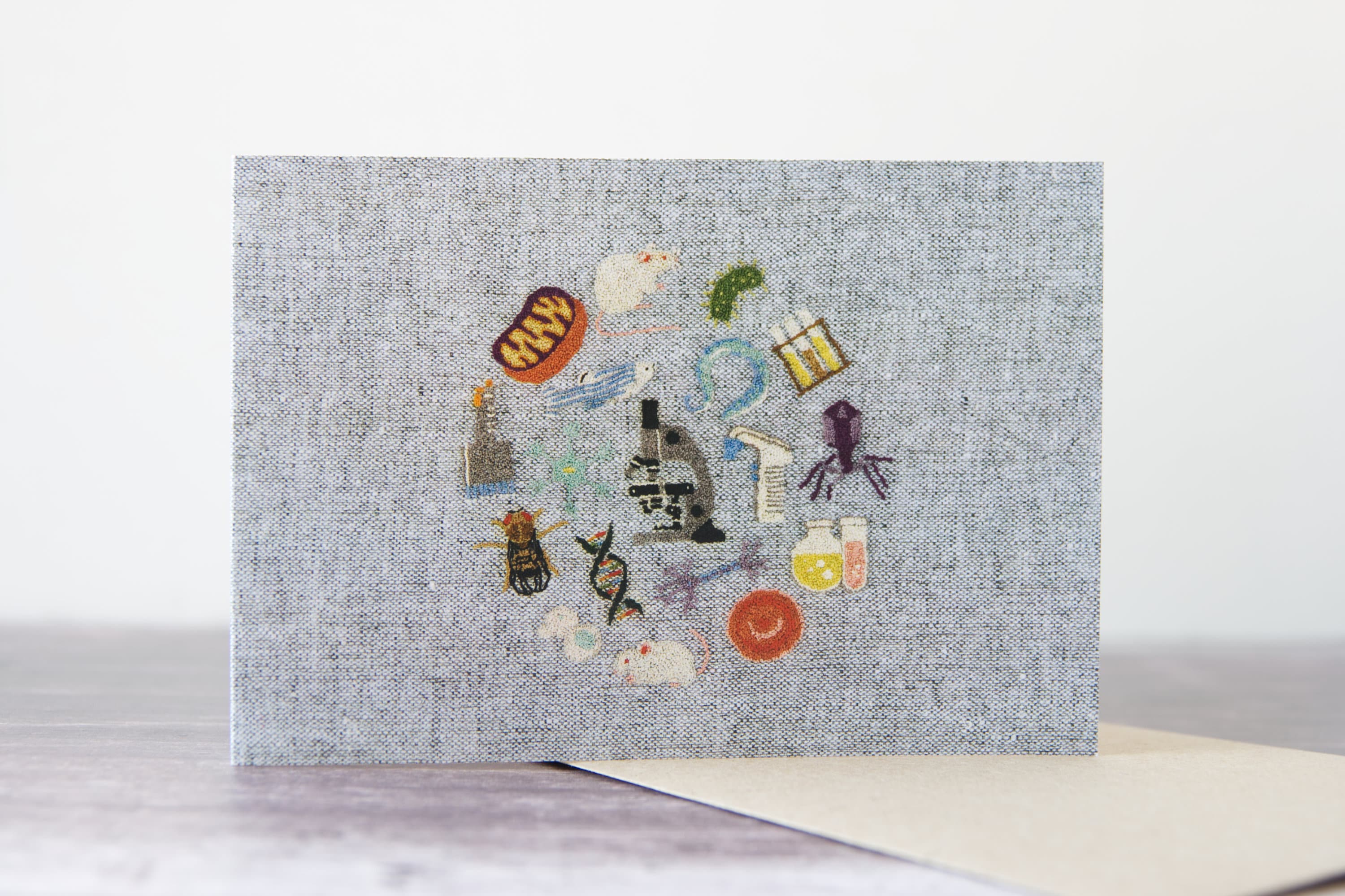 Science Biology Laboratory Greeting Cards Single - Etsy