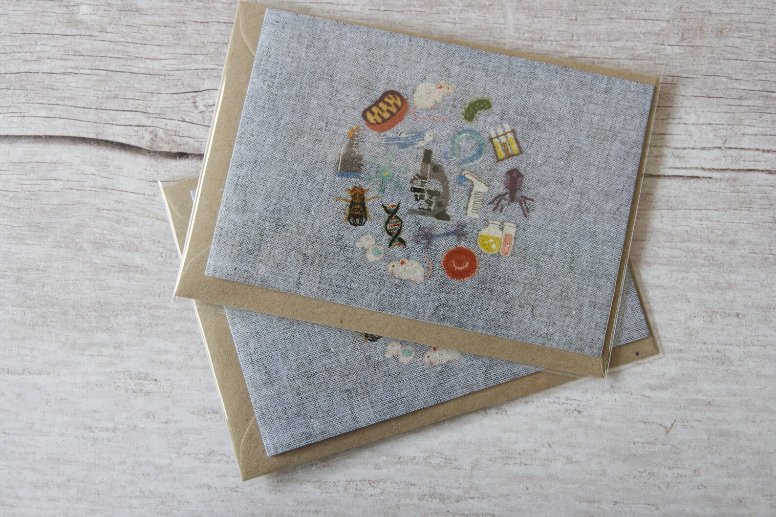 Science Biology Laboratory Greeting Cards - Single - Etsy