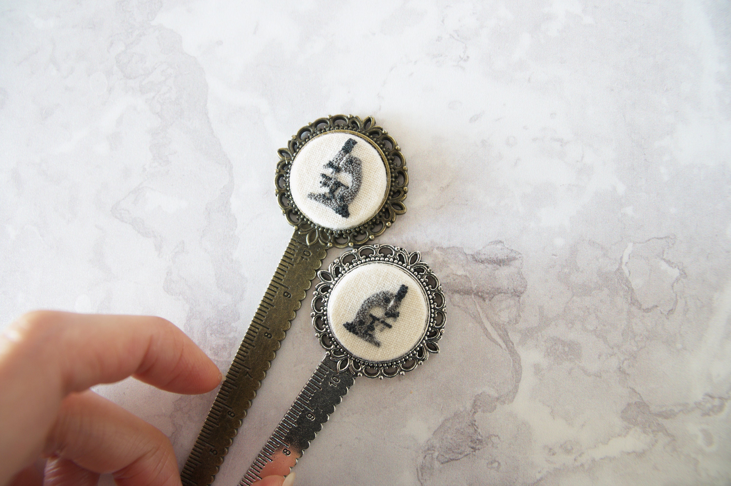 Microscope Miniature Embroidery Finished as - Etsy UK