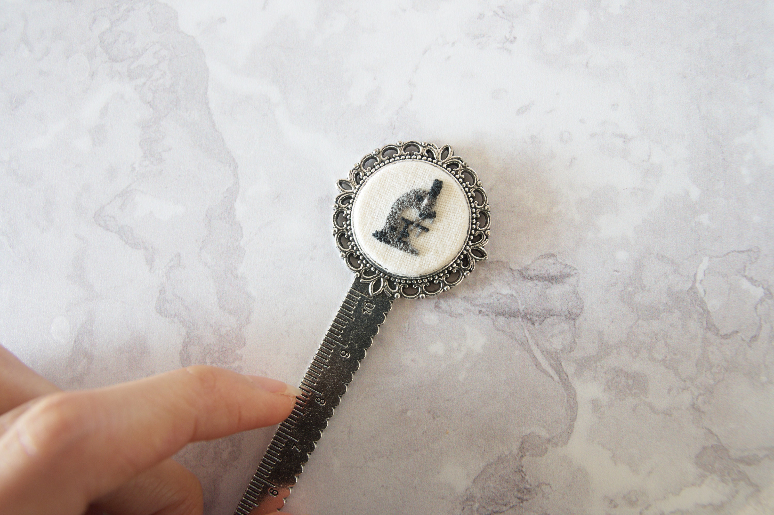 Microscope Miniature Embroidery Finished as - Etsy UK