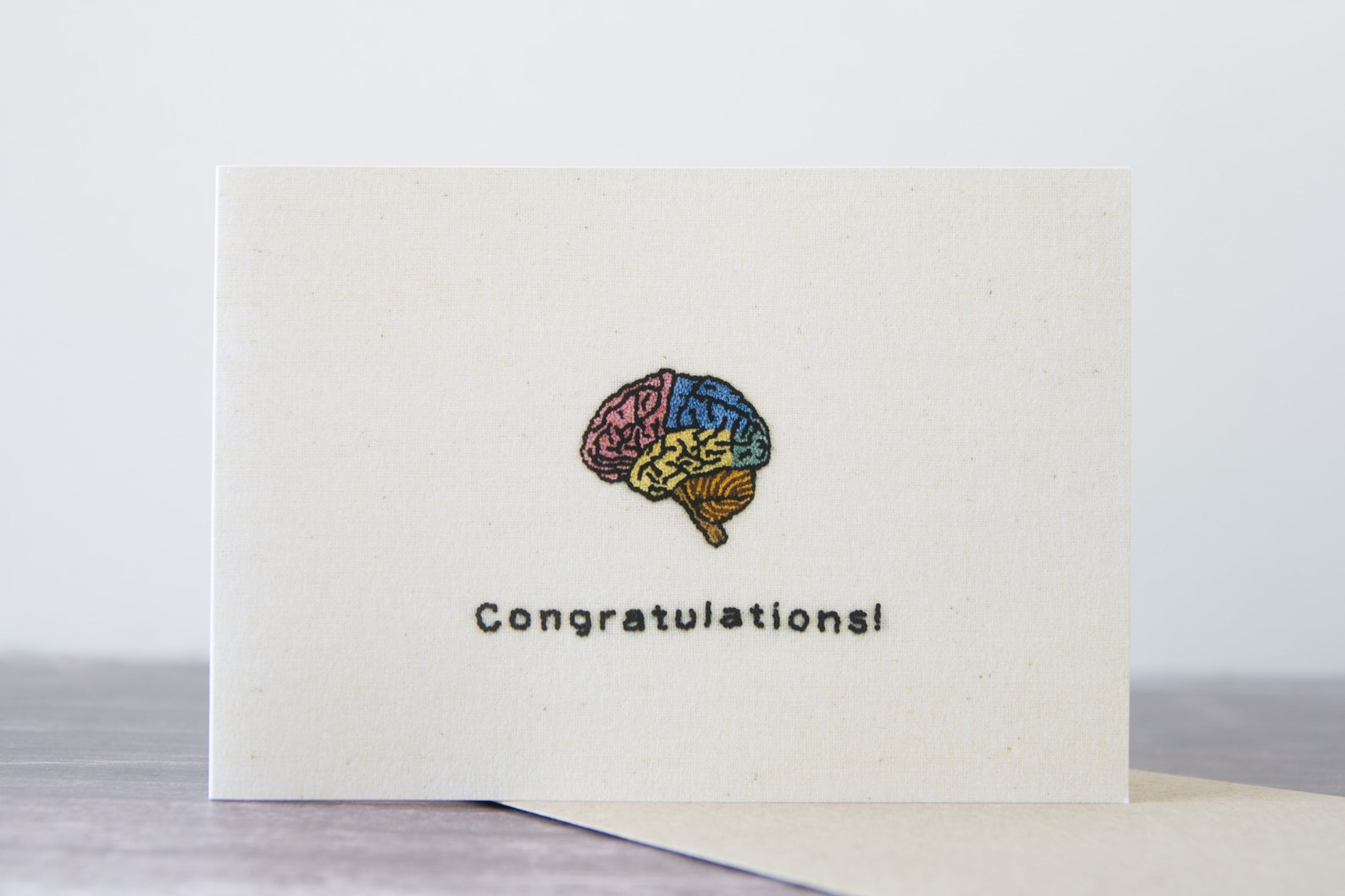 Brain Anatomy Congratulations Greeting Card Single - Etsy UK