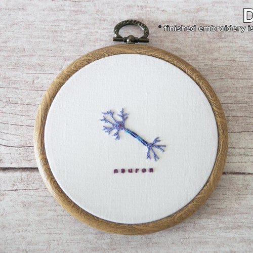 Neuron DIY Scientific Hand Embroidery Kit Beginner Level - Etsy