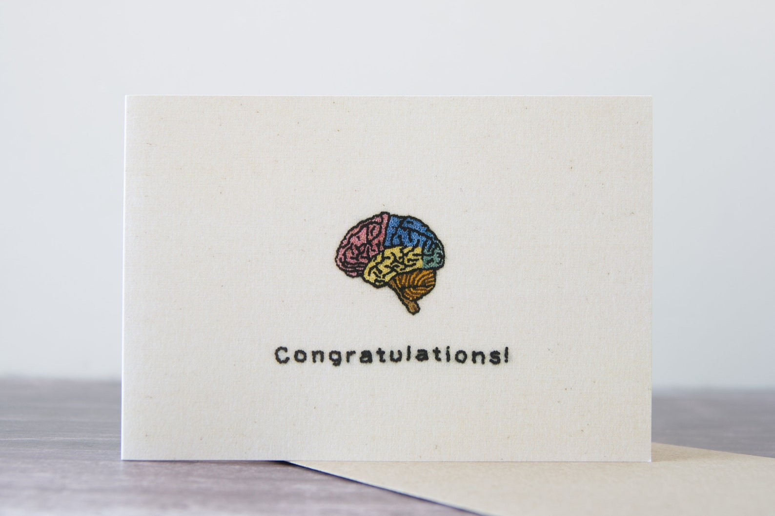 Brain Anatomy Congratulations Greeting Card Single - Etsy UK