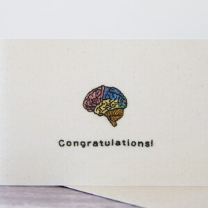 Brain Anatomy Congratulations Greeting Card Single - Etsy UK