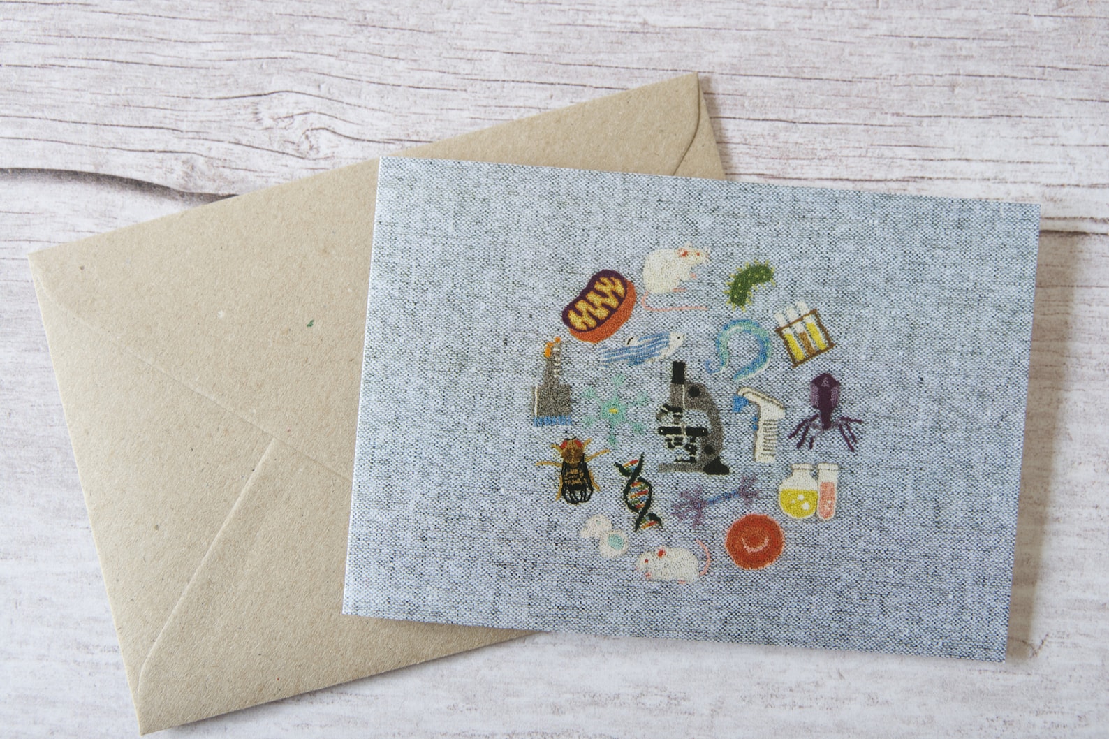 Science Biology Laboratory Greeting Cards Single - Etsy