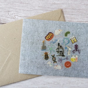 Science Biology Laboratory Greeting Cards - Single - Etsy