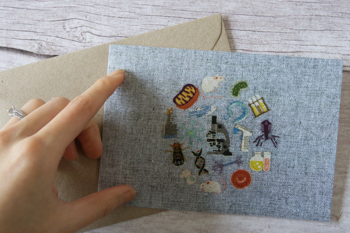 Science Biology Laboratory Greeting Cards Single - Etsy