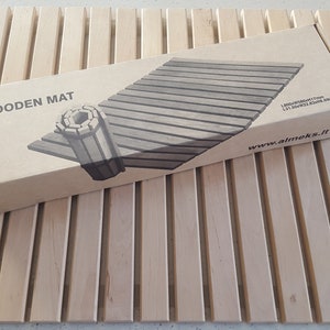 Alder Wood Mat/ Smart Roll-on Wooden Mat - Etsy