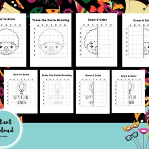 Jewish Holiday Activity Pages. Purim Kids Printable Worksheets : Purim ...