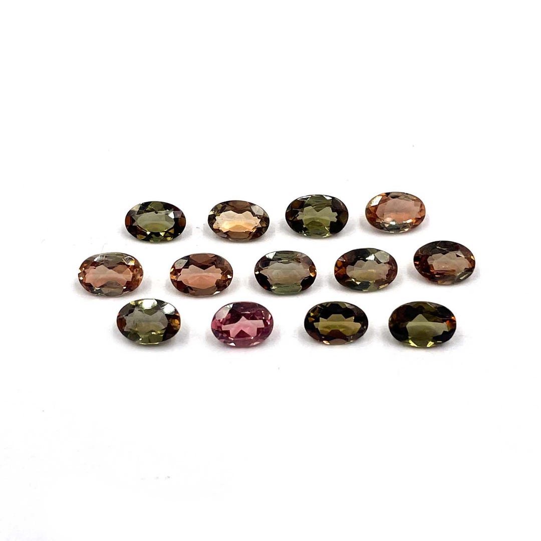 Natural Andalusite Oval Cut Loose Gemstone Lot 4*6 MM 10 CT 26 Pcs ...