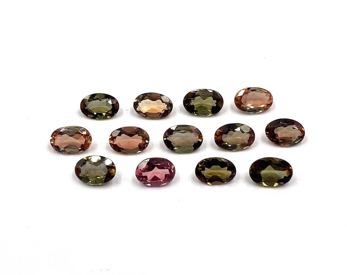 Natural Andalusite Oval Cut Loose Gemstone Lot 4*6 MM 10 CT 26 Pcs ...