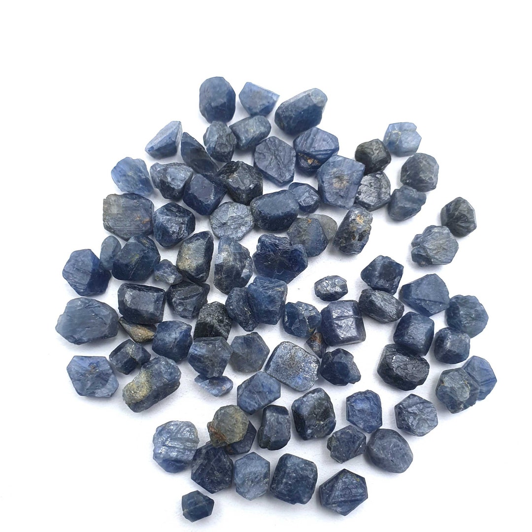 Natural Blue Sapphire Raw 100 CT 3-10 Mm Natural Blue Sapphire Raw ...