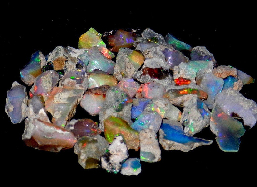 Amazing Flash Ethiopian Opal Loose Raw Rough Lot~aaaa Quality Opal~opal ...