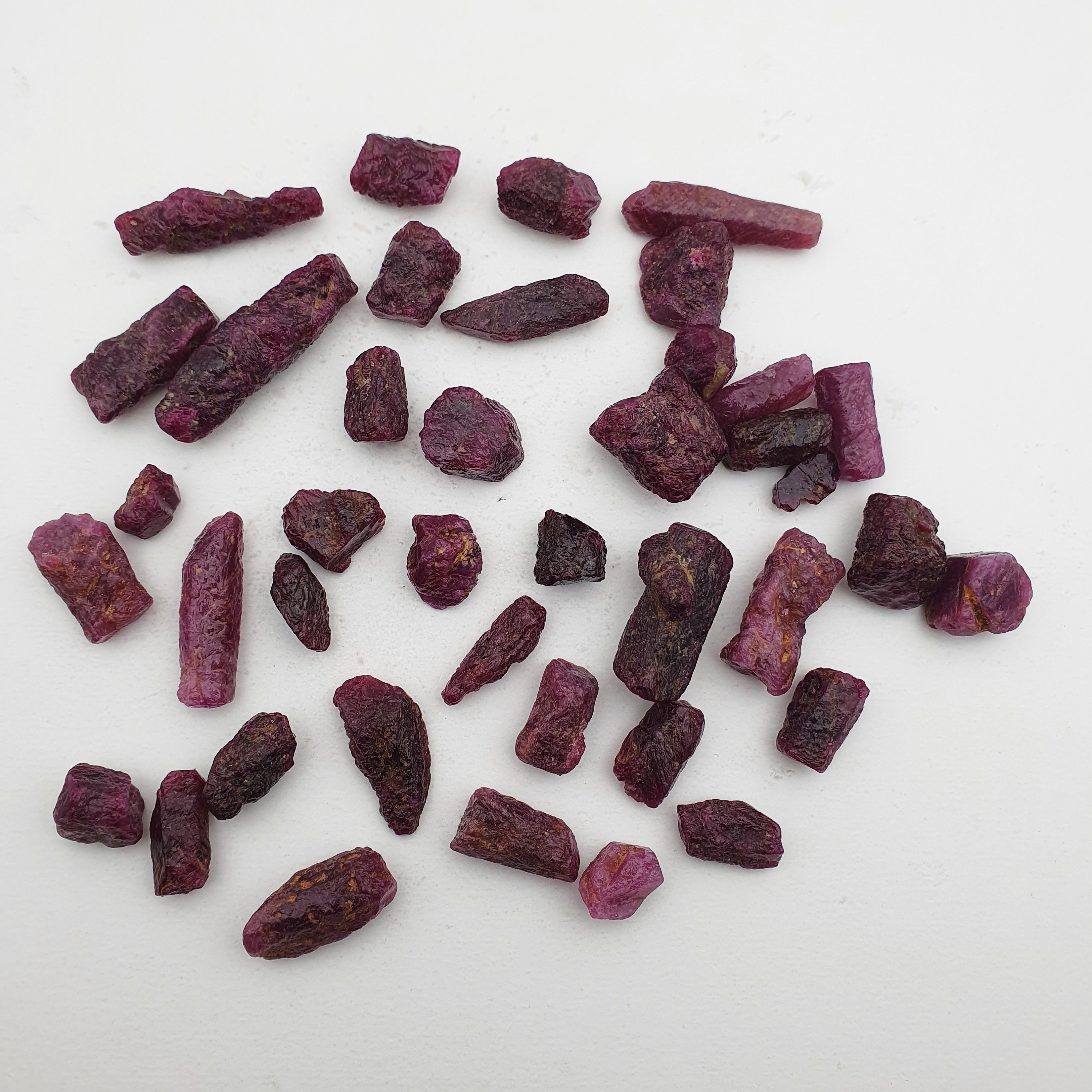 AAA Kwaliteit Natuurlijke Rode Robijn Ruwe Losse Edelsteen Lot - Etsy ...