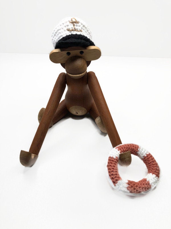 Kay Bojesen Crochet Sailer Captain Outfit Crochet hat and - Etsy
