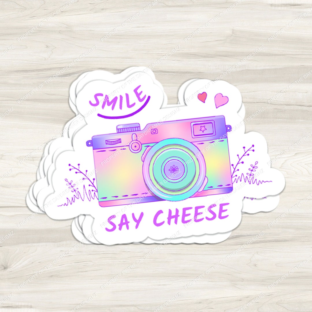 Retro Camera Waterproof Sticker | Water Bottle Sticker | Laptop Sticker ...
