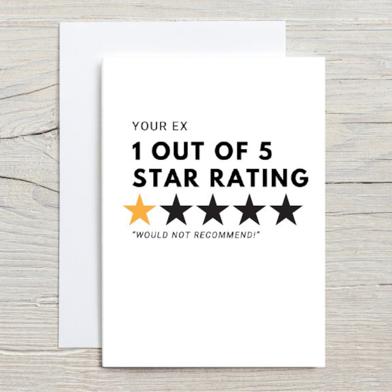 Break up Card - Etsy