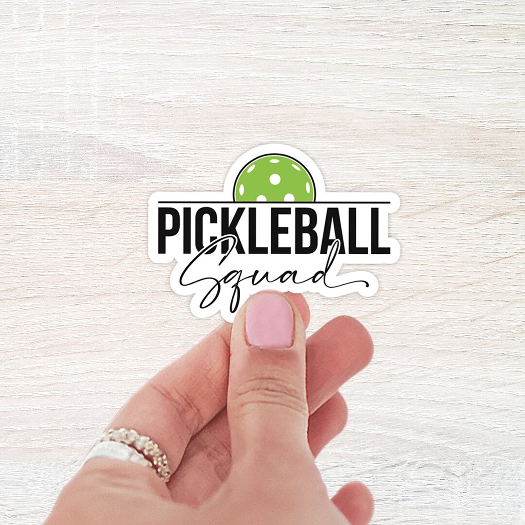 Pickleball Squad Sticker | Outdoor Theme | Sports Stickers | Waterproof ...