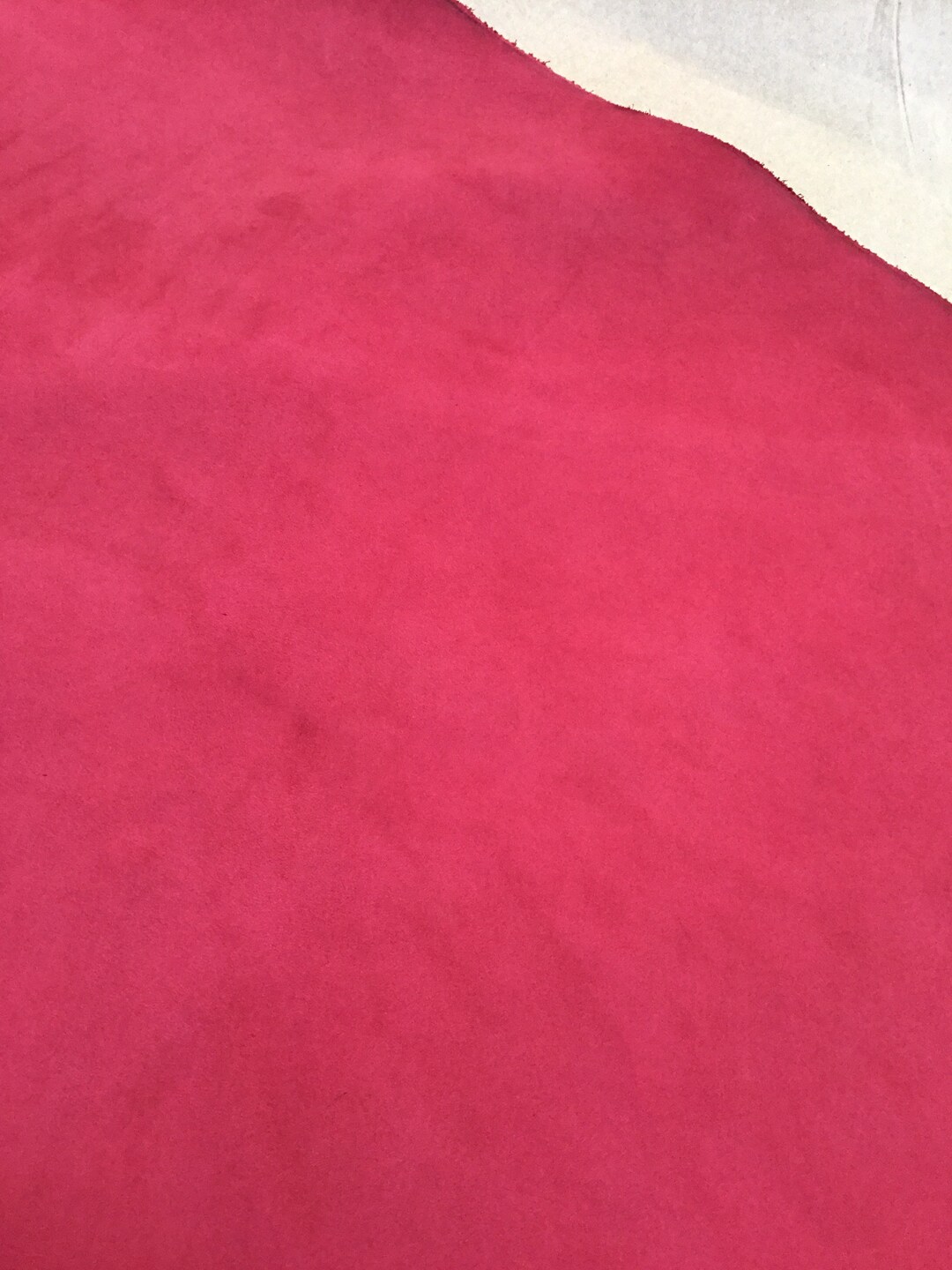 RED Italian Soft Leather Hide 2.10m2 1.9mm Thick - Etsy