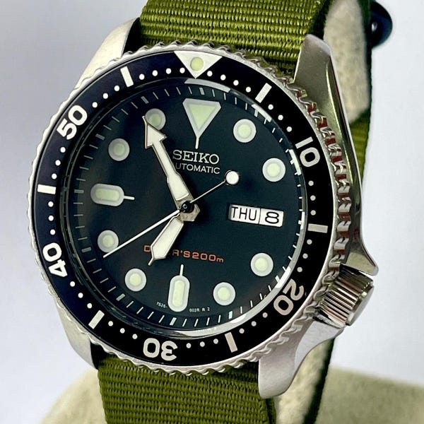 Seiko Skx Rubber Strap - Etsy New Zealand