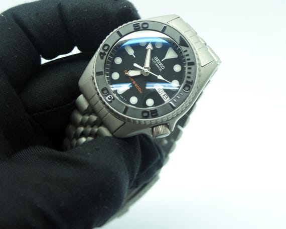 vintage watch seiko yacht master skx mod mens divers … - Gem