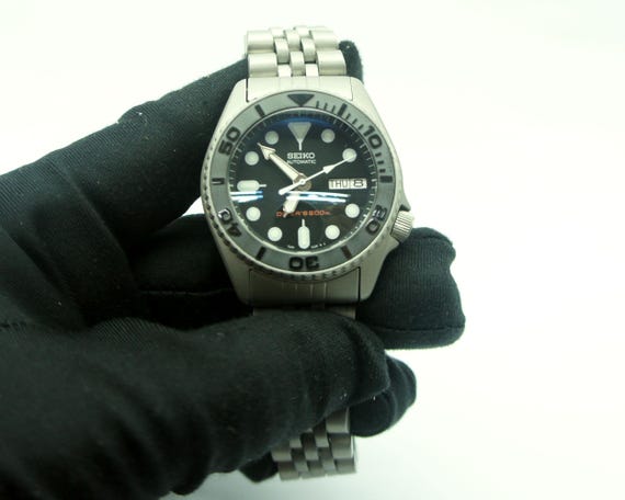 vintage watch seiko yacht master skx mod mens divers … - Gem